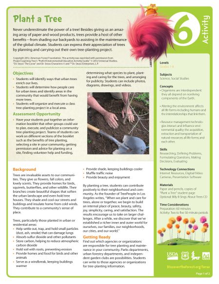 Dr. Seuss’ The Lorax Inspires Kids to Hug a Tree | Government Book Talk